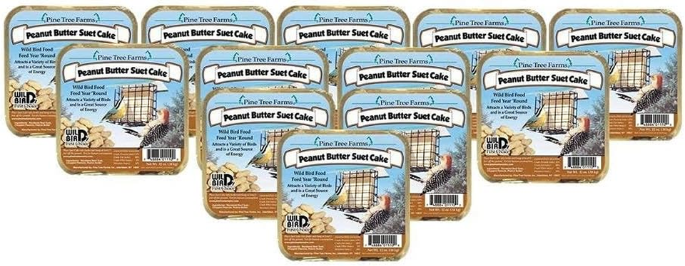 12 Pack Peanut Butter Suet Cake Wild Bird Food 12 Ounce | eBay