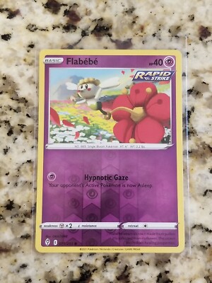 Flabebe 71/203 Evolving Skies Reverse Holo Common Pokemon Card TCG 071/ ...