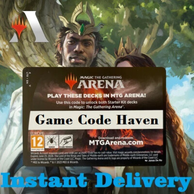 MAGIC MTG ARENA CODE CARD STARTER KIT 2023 ARENA DECK LORD OF THE RINGS - 2 DECK | eBay