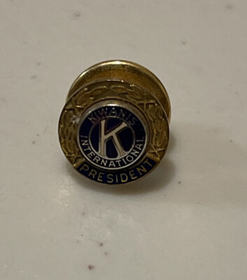Vintage KIWANIS International PRESIDENT Hat Lapel PIN 1/10 10K GF | eBay