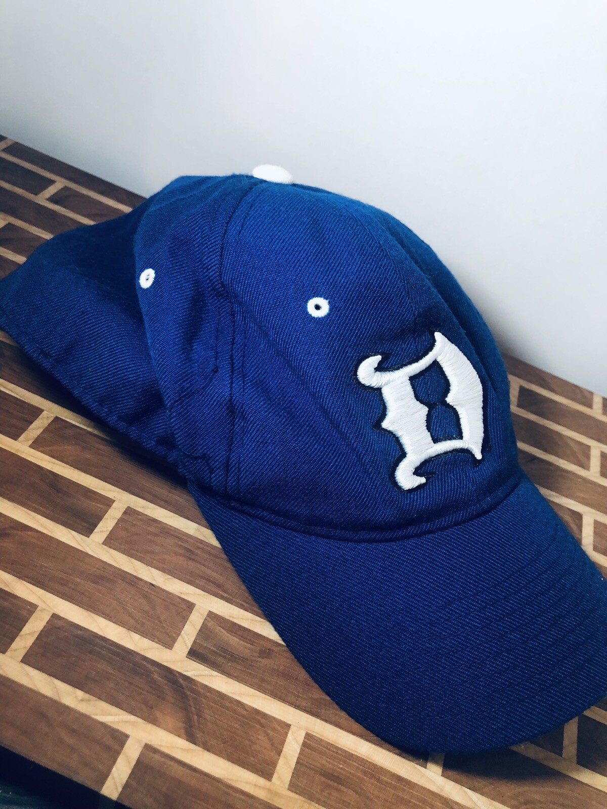 Zephyr The Z Hat Baseball Cap Blue & White Stitched D… - Gem