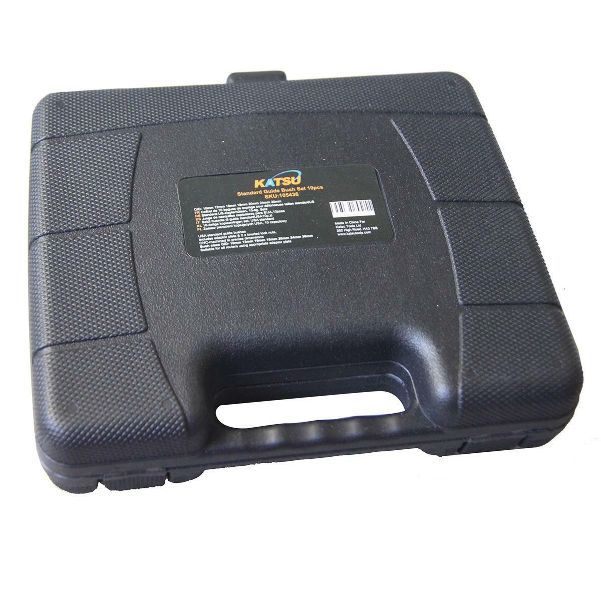 KATSU Brass metric router bushing guide set 10PCS With Case Fit Katsu ...