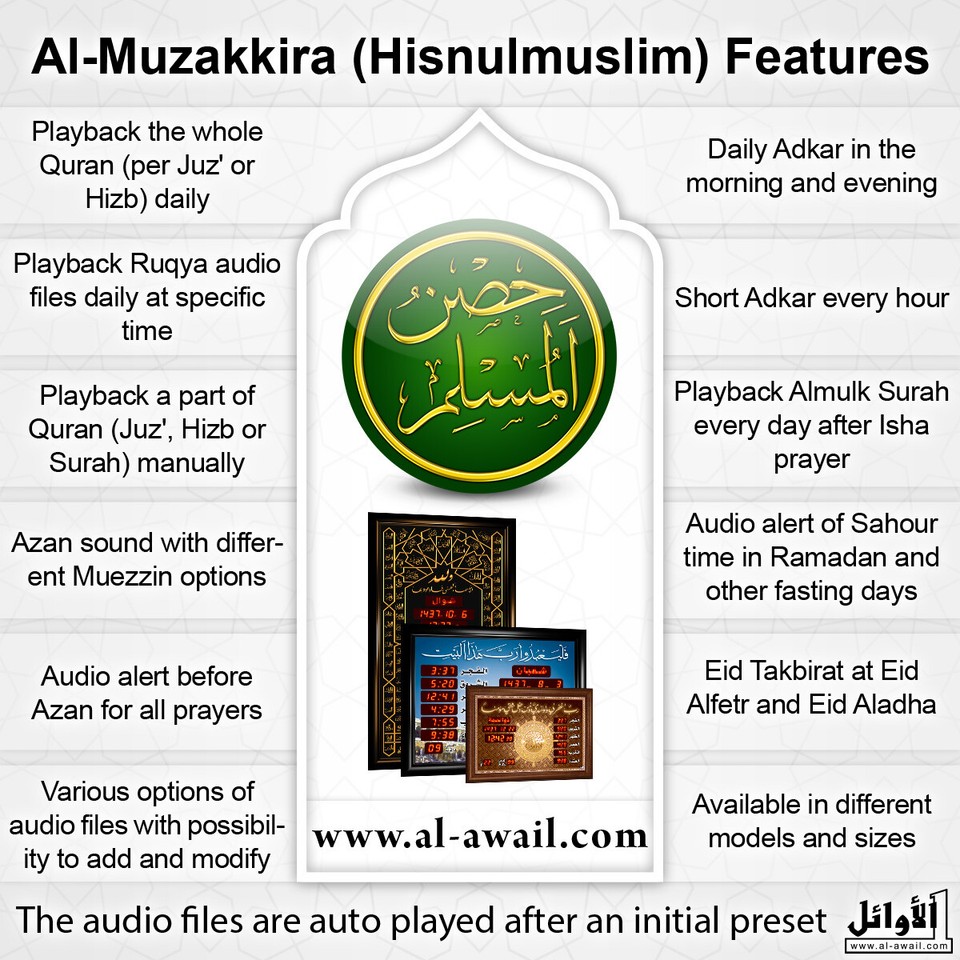 Auto Islamic Athan Azan Quran Azkar Athkar Eid Tekbir Takbeer Gift ...