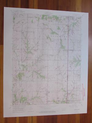 Basehor Kansas 1971 Original Vintage USGS Topo Map | eBay