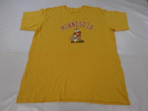 New -Minor Flaw- Minnesota Golden Gophers Ski-U-Mah Mens Size XL Yellow ...