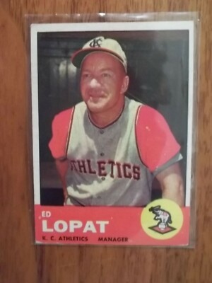 1963 Ed Lopat #23 Baseball Card (Topps) | eBay