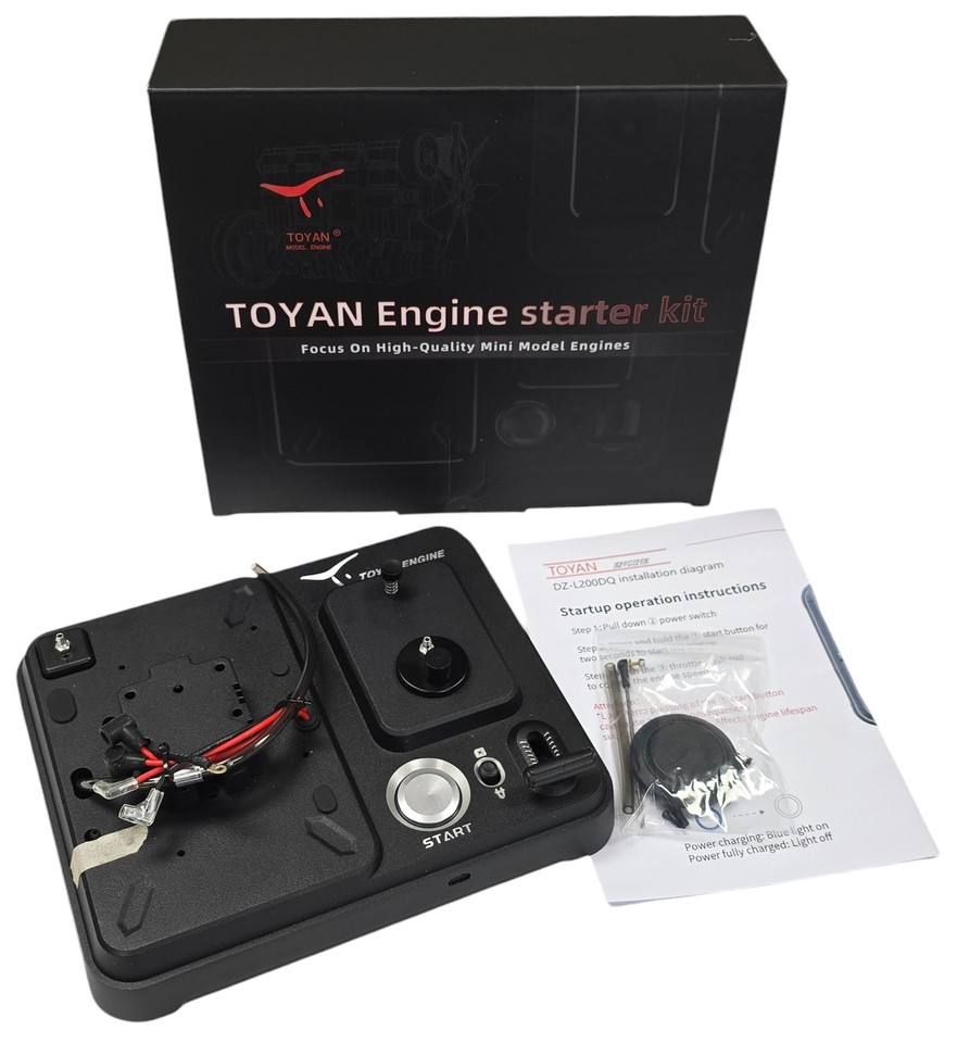 Toyan FS-L200 Engine Complete Metal Base with Fuel Tank, Starting ...