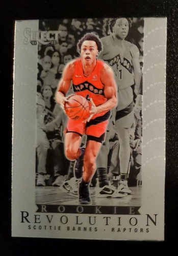 2021 Panini Select SCOTTIE BARNES Toronto Raptors Rookie Revolution RC ...