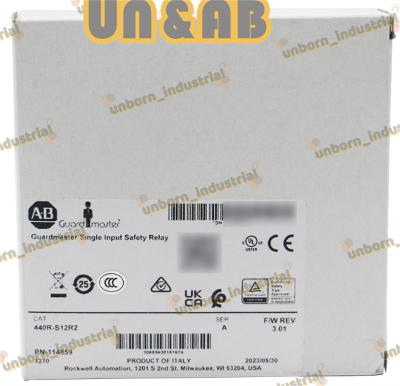 AB 440R-S12R2 /A Guardmaster Single Input Safety RelayModule New ...