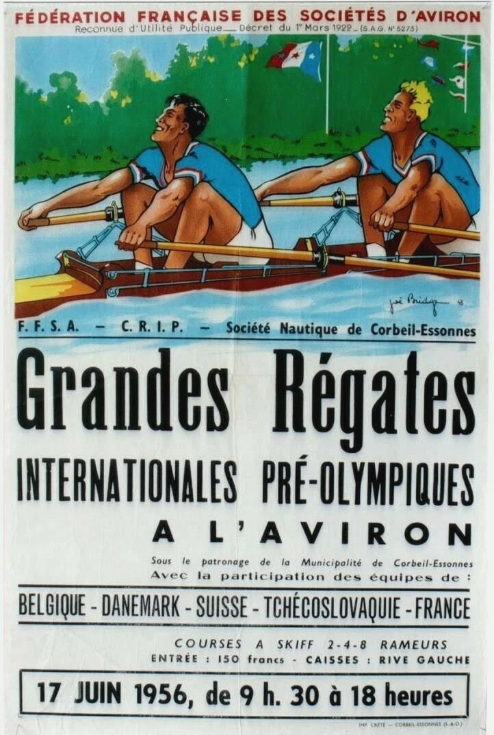 Vintage Rowing Posters