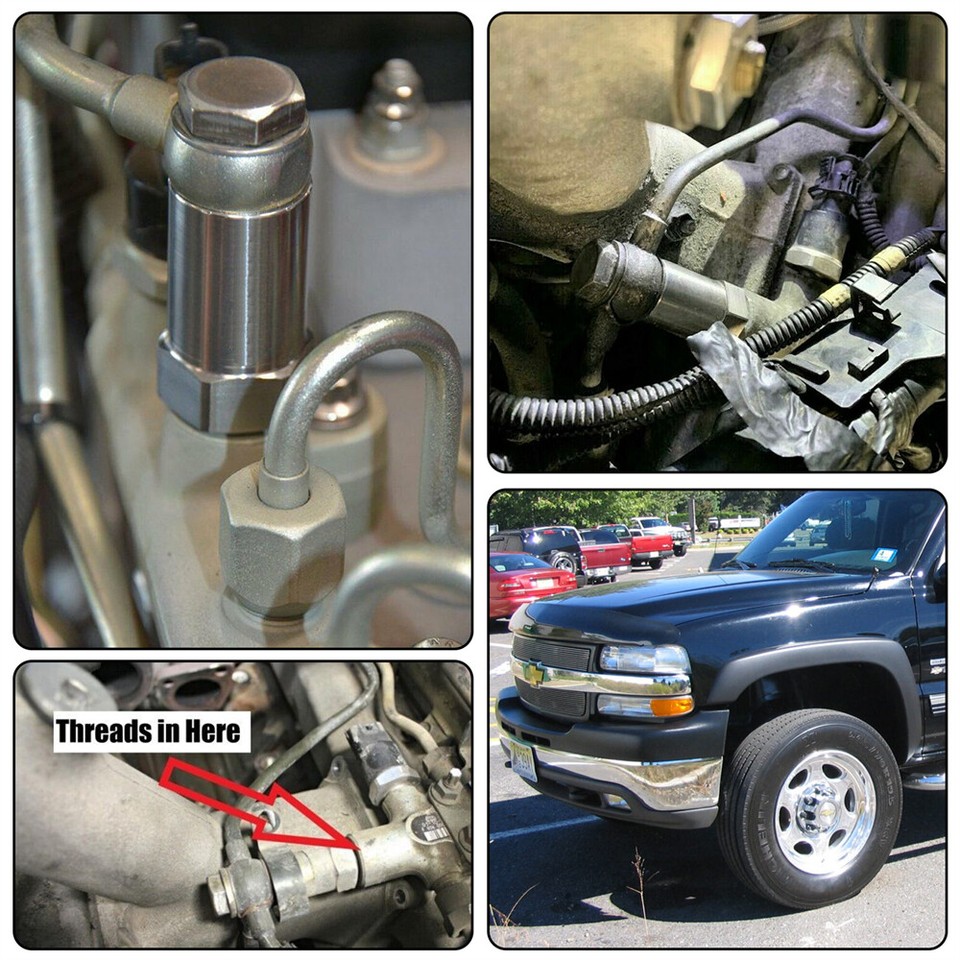 Fuel Rail Plug Pressure Relief Valve For Chevy GMC 6.6L Duramax LB7 ...