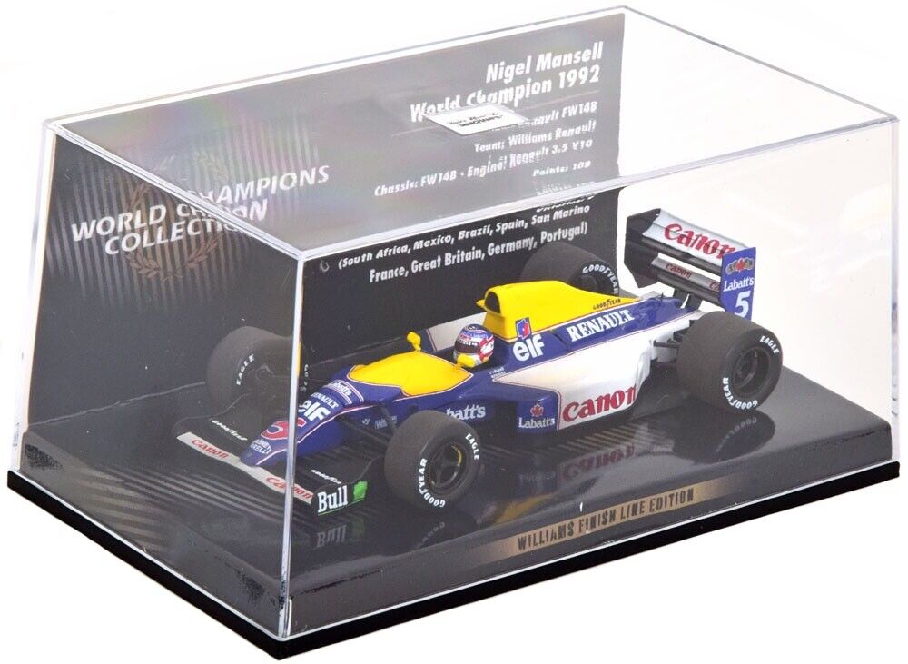 Minichamps Williams FW14B #5 1992 World Champion - Nigel Minichamps Williams FW14B #5 1992 World Champion - Nigel