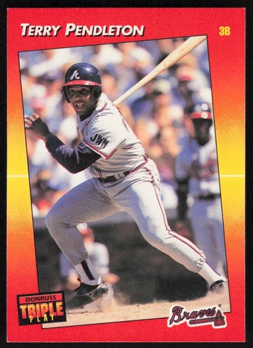 1992 Triple Play #139 Terry Pendleton Atlanta Braves | eBay