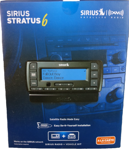 New In Open Box Sirius Stratus 6 Vechicle Kit XM Satellite Radio | eBay