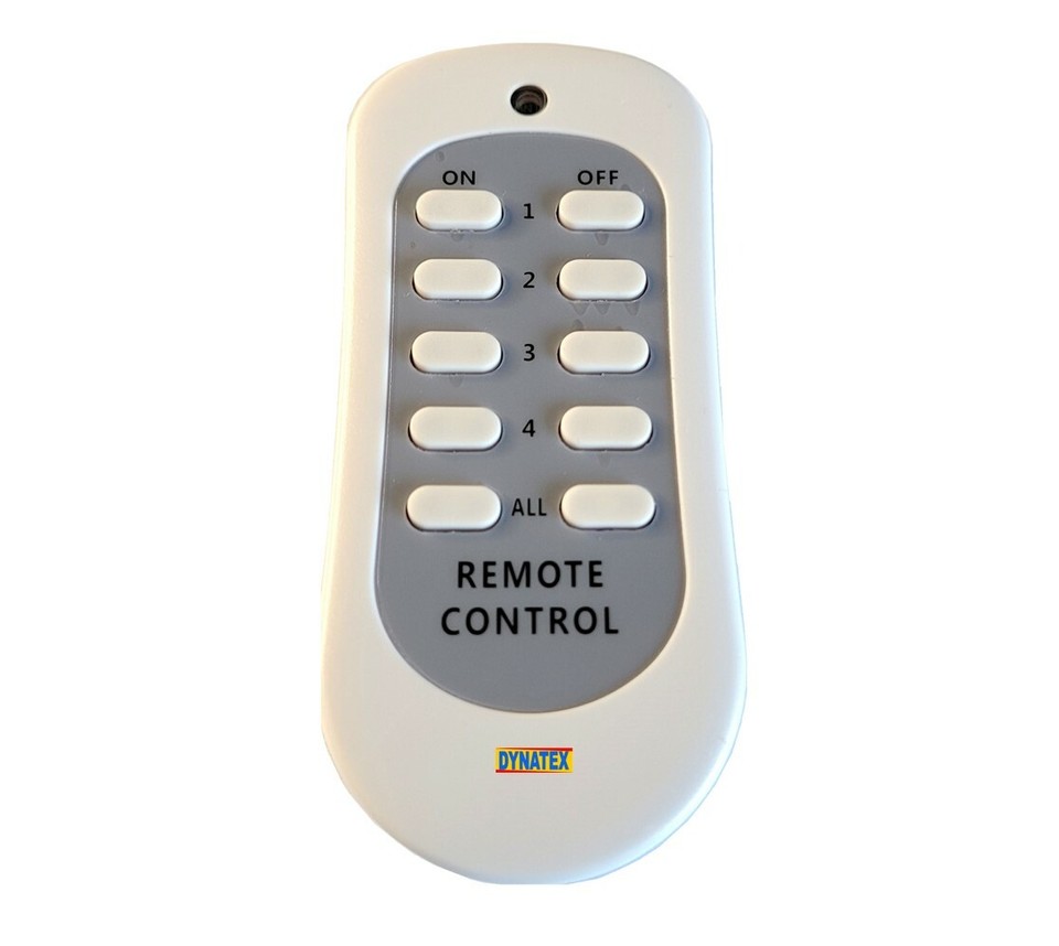 3 Wireless Remote Control Sockets Electrical 3 Pin Plug 4 Programmable ...