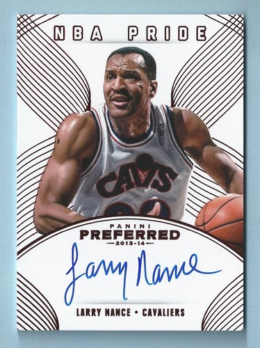 LARRY NANCE 2013/14 PANINI PREFERRED NBA PRIDE SIGNATURE AUTOGRAPH AUTO ...