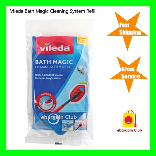 Vileda Bath Magic Cleaning System Refill - Non-Scratch Scourer ...