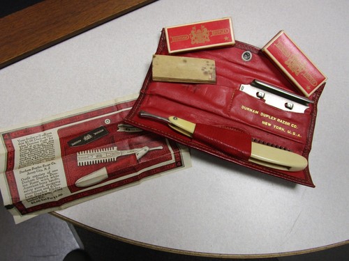 Vintage DURHAM DOMINO DUPLEX RAZOR / HAIR TRIMMER SET IN CASE | eBay