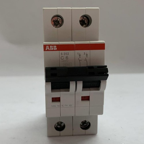 one NEW ABB S202-C6 6A 2P Miniature Circuit Breaker Fast Delivery | eBay