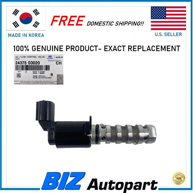 2437503020 Genuine Hyundai / KIA Oil Flow Control Valve-exh for sale ...