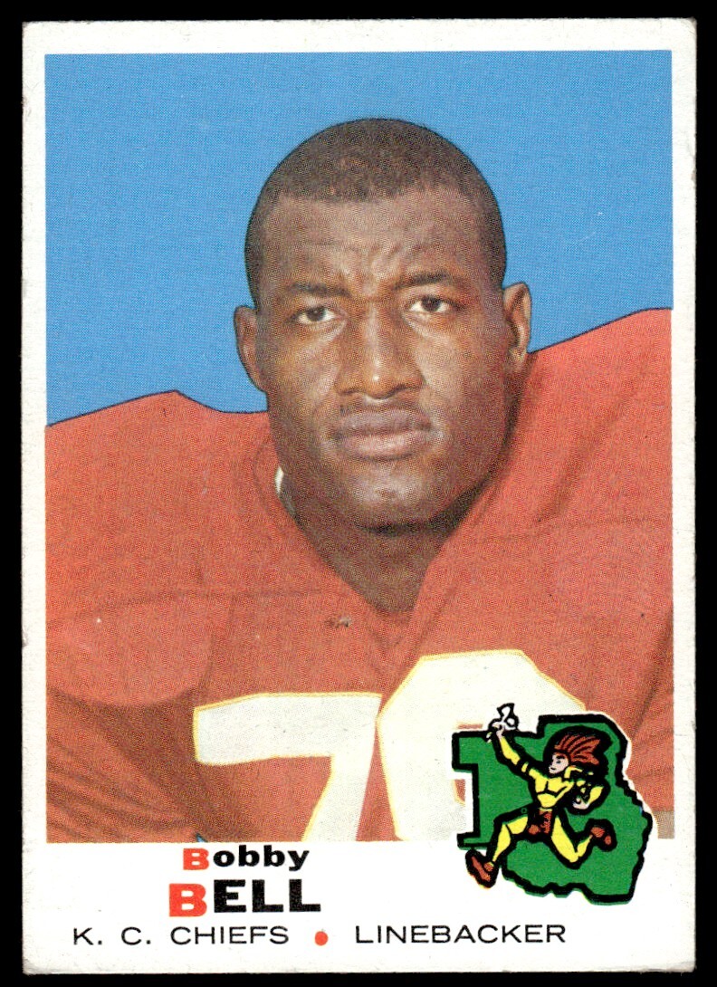 1969 Topps Bobby Bell Kansas City Chiefs #153 | eBay