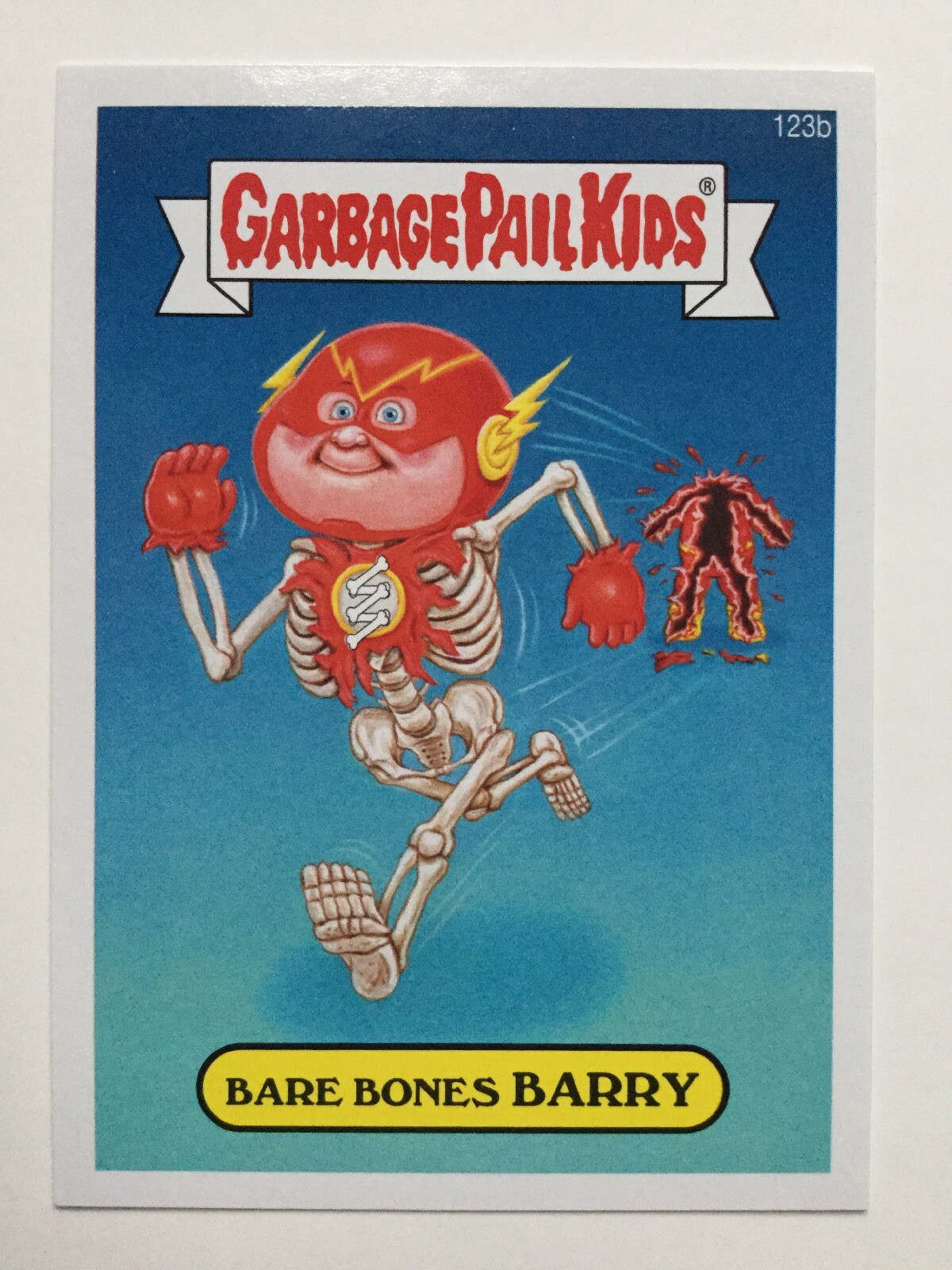 Garbage Pail Kids 2014 Series 2 Topps Sticker 123b Bare Bones Barry ...