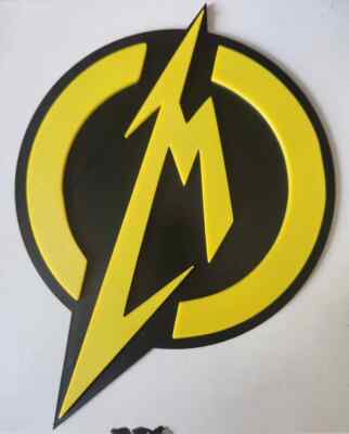 Metallica M Logo Wall Art – Heavy Metal Band Decor, Rock Music Fan Gift ...