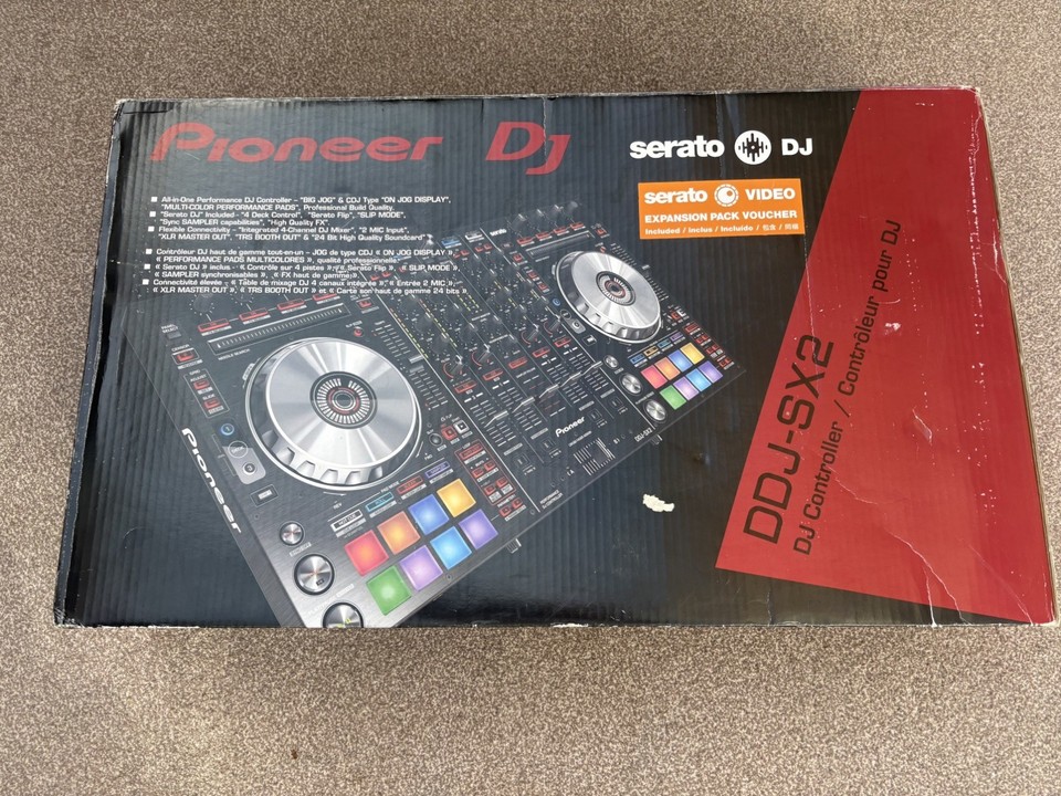 Pioneer DDJ-SX2 4-Channel All-In-One DJ Controller Dual Deck - Serato ...