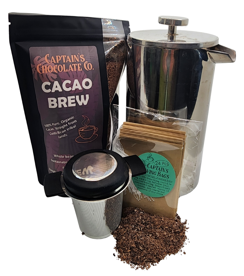 Organic Cacao Brew, Natural Brewed Cacao, Brewed Hot Chocolate tea ...