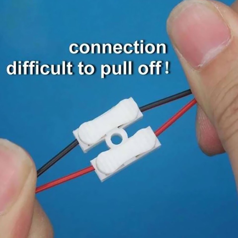 100pcs CH-2 Spring Wire Connectors Electrical Cable Clamp Terminal ...