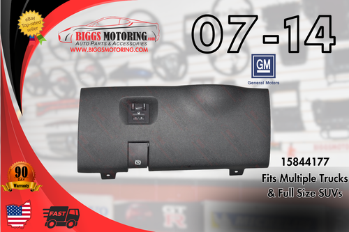 2007-2014 GM Knee Bolster Black Driver Side Lower Dash Trim Panel ...