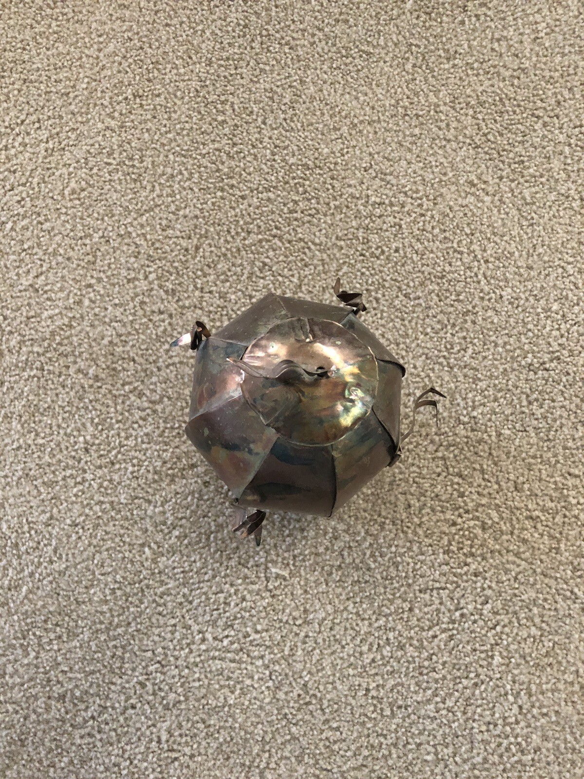 Vintage Metal Hot Air Balloon Music Box George Imports Inc | eBay