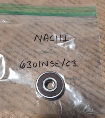 NACHI #6301NSE/C3 BALL BEARING (12MM x 37MM x 12MM) R112 | eBay