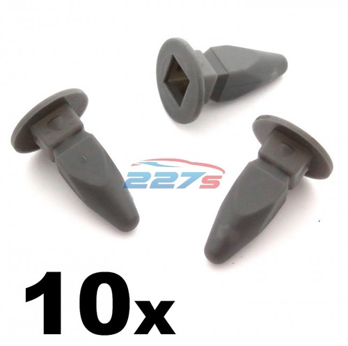10x VW Lock nuts / Speed Nuts / Screw Grommets- 8x8mm Hole, Number ...