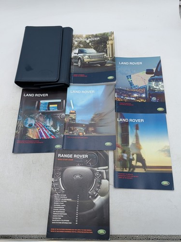2010 Land Rover Range Rover Owners Manuals Books + Case Navigation Set ...