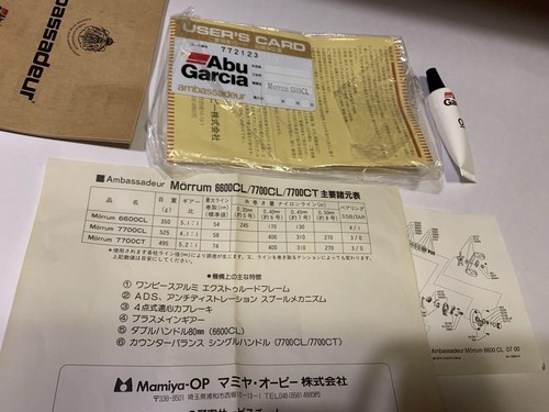 Abu Ambassadeur Morum 6600 Cl Morrum Fishing Reel Freshwater Saltwater ...