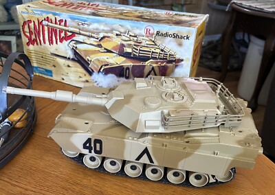 Vintage Radio shack Radio Control Sentinel Tank. Missing Charger | eBay