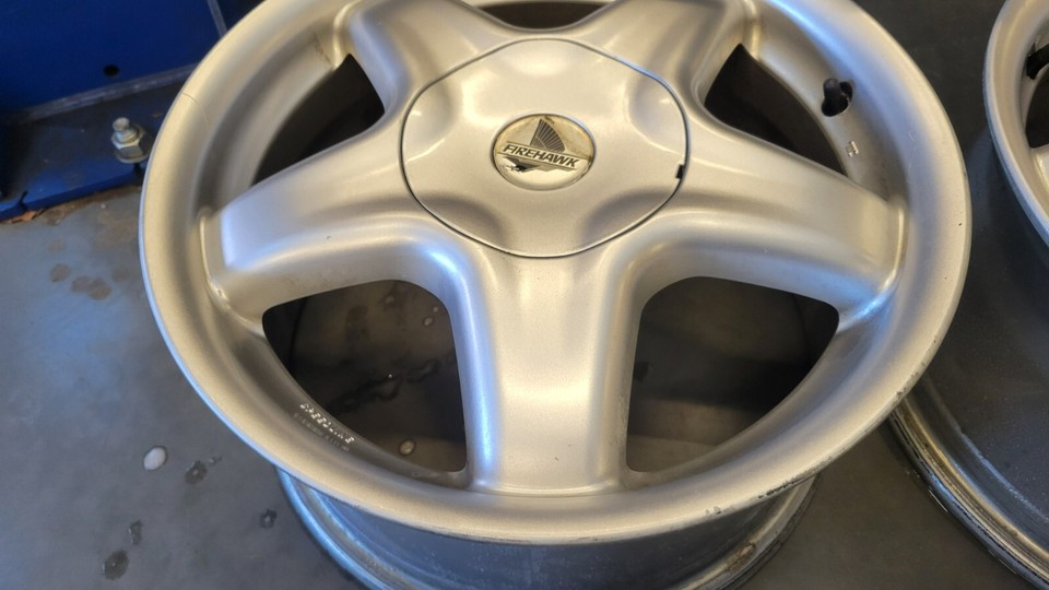 1995 Pontiac Firehawk Conv. SLP Speedline Silver 16" Wheels Rims 16x9 ...