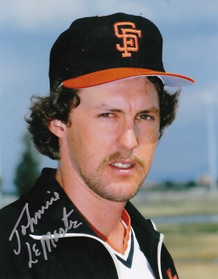 JOHNNIE LEMASTER SAN FRANCISCO GIANTS ACTION SIGNED 8x10 | eBay
