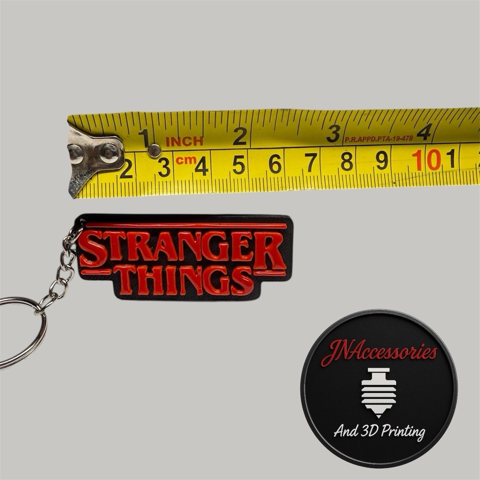 STRANGER THINGS 3D Printed KEYCHAIN | eBay