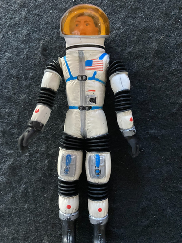 Vintage 1966 Mattel * Astronaut Major Matt Mason Figure * White Uniform ...