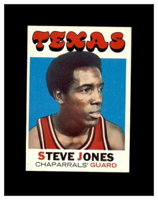 1971-72 TOPPS BASKETBALL TEXAS CHAPARRALS ABA #175 STEVE JONES NR.MT/MINT | eBay