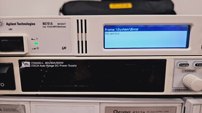 Keysight / Agilent N6701A 600W Low Profile MPS Mainframe (no power ...