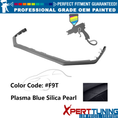 For 15-21 Subaru WRX & STI V-Limited Front Lip ABS #F9T Plasma Blue ...
