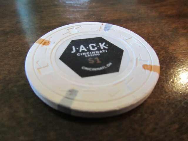 $1 JACK Casino Chip Cincinnati OH + FREE Las Vegas Mystery Poker Chip ...