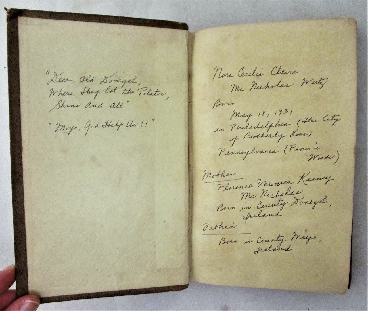 RECOLLECTIONS OF THE LIFE OF JOHN BINNS by J Binns -1854 Philadelphia ...