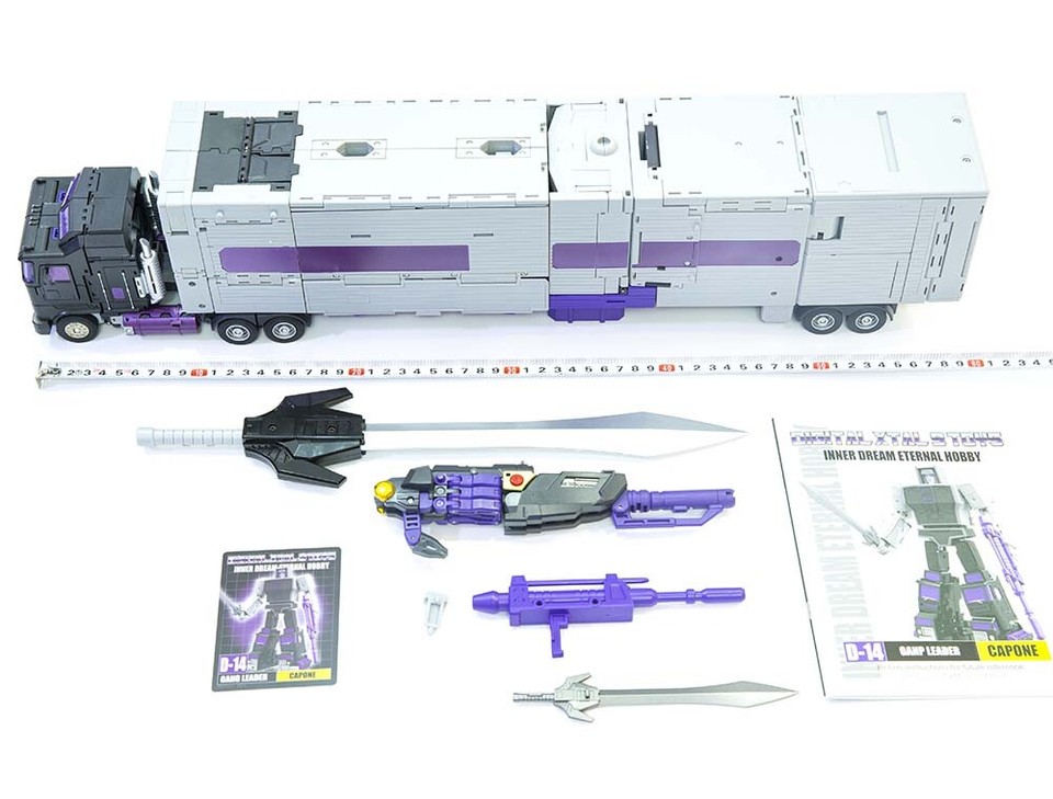 Digital Xtal9 toys DX9 D14 Menasor Motormaster with Trailer G1 Action ...