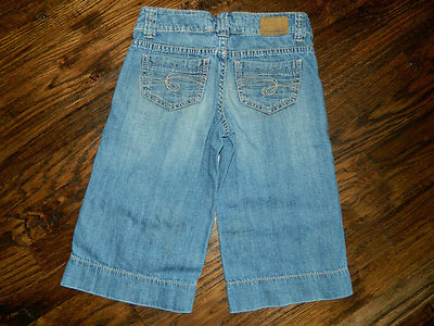 Girl's Limited Too Denim Clam Digger Shorts Size 8 | eBay