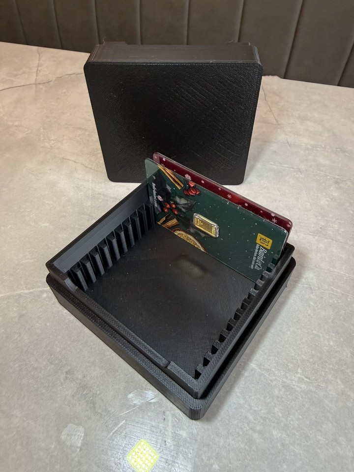 X2 Blank Gold Bullion Card Storage Box – Holds 24 Cards | eBay UK