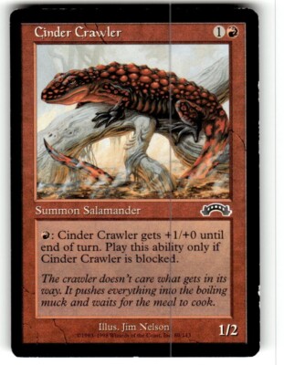 Cinder Crawler Exodus Regular MTG LP | eBay